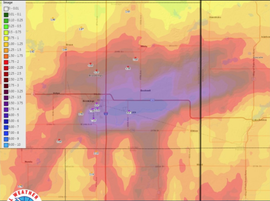 Water Restoration after Record Rainfall in South Dakota this July